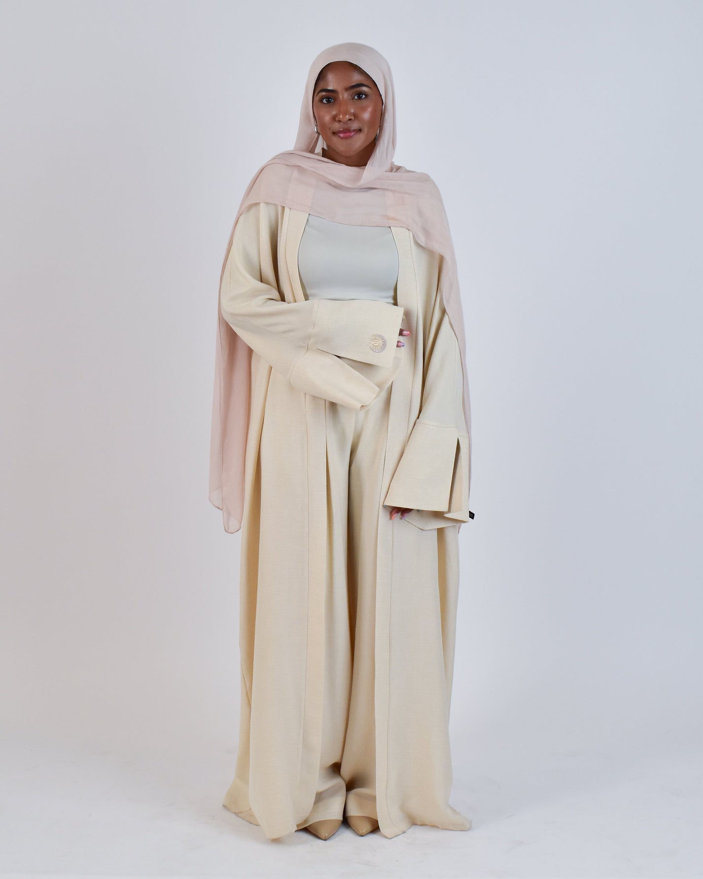 Hadeel Abaya - Almond – ShamsWaQamar