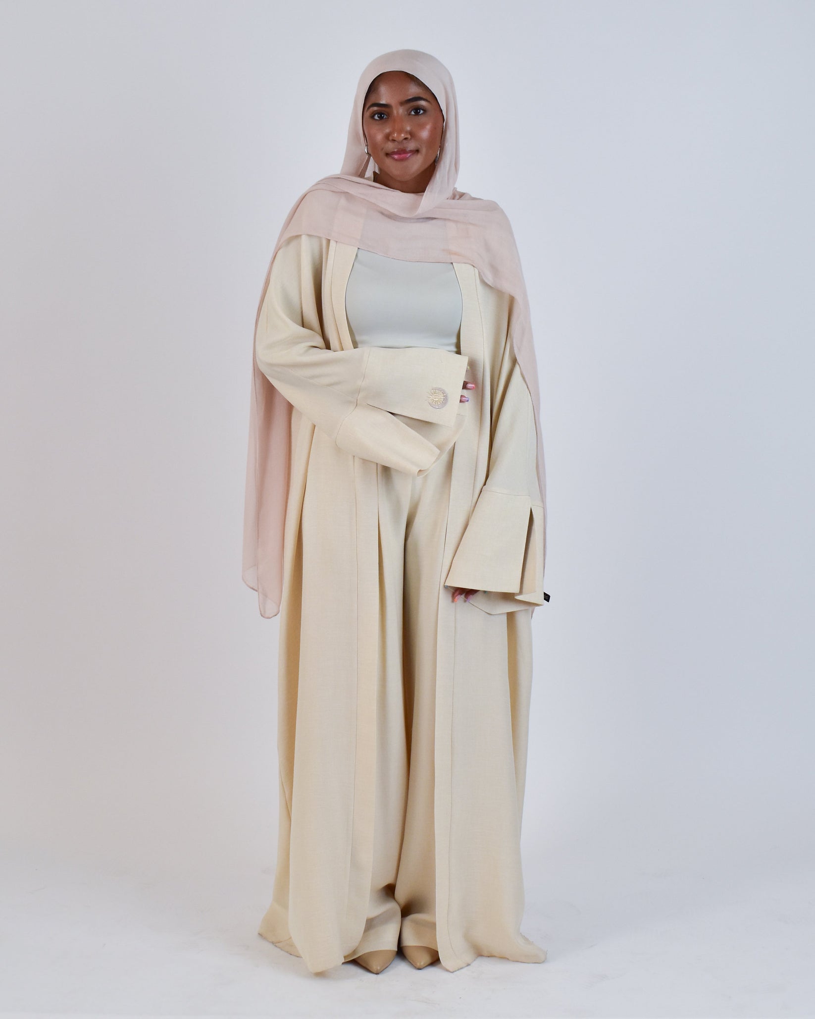 Hadeel Abaya - Almond – ShamsWaQamar
