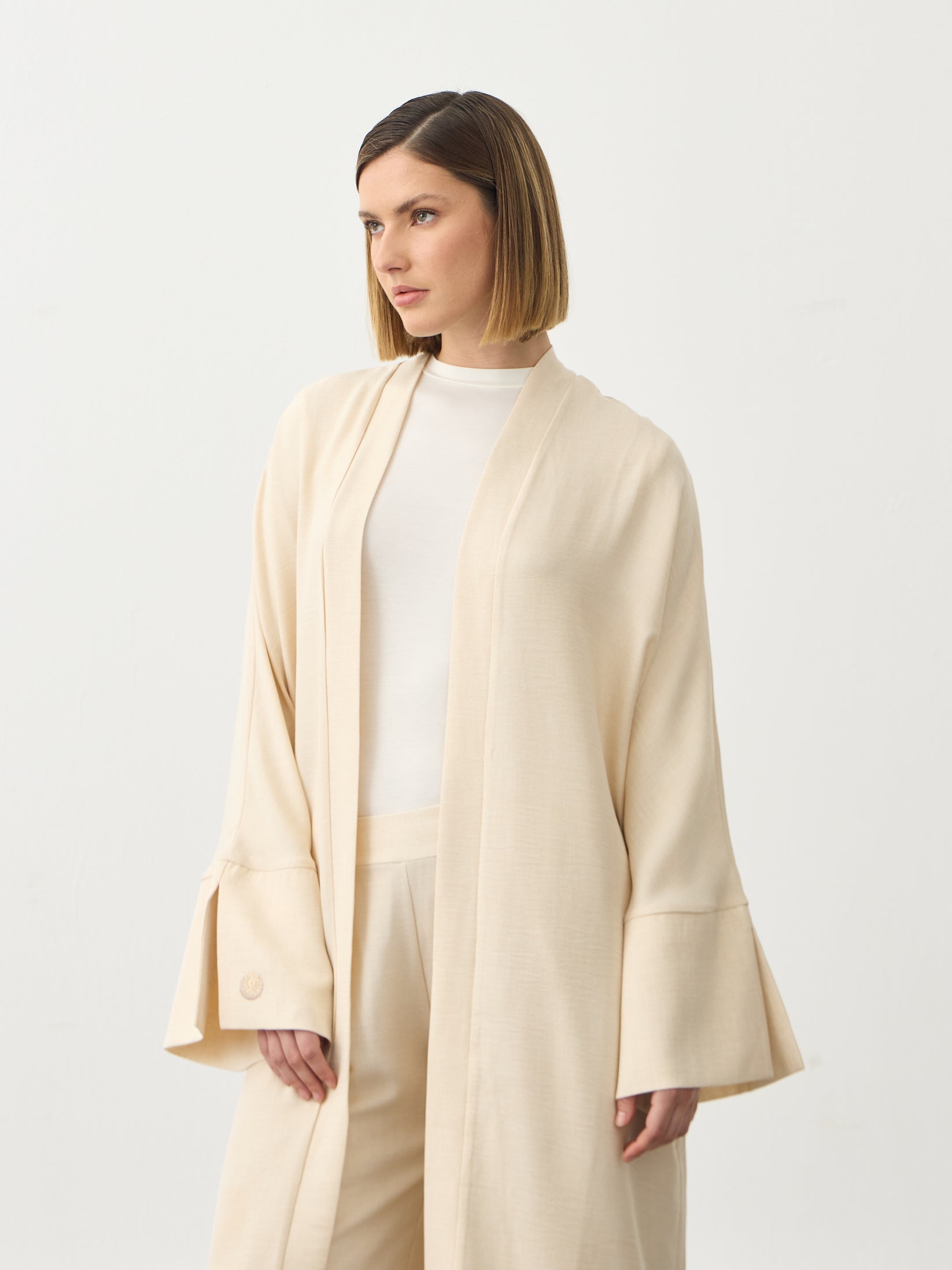 Hadeel Abaya - Almond – ShamsWaQamar